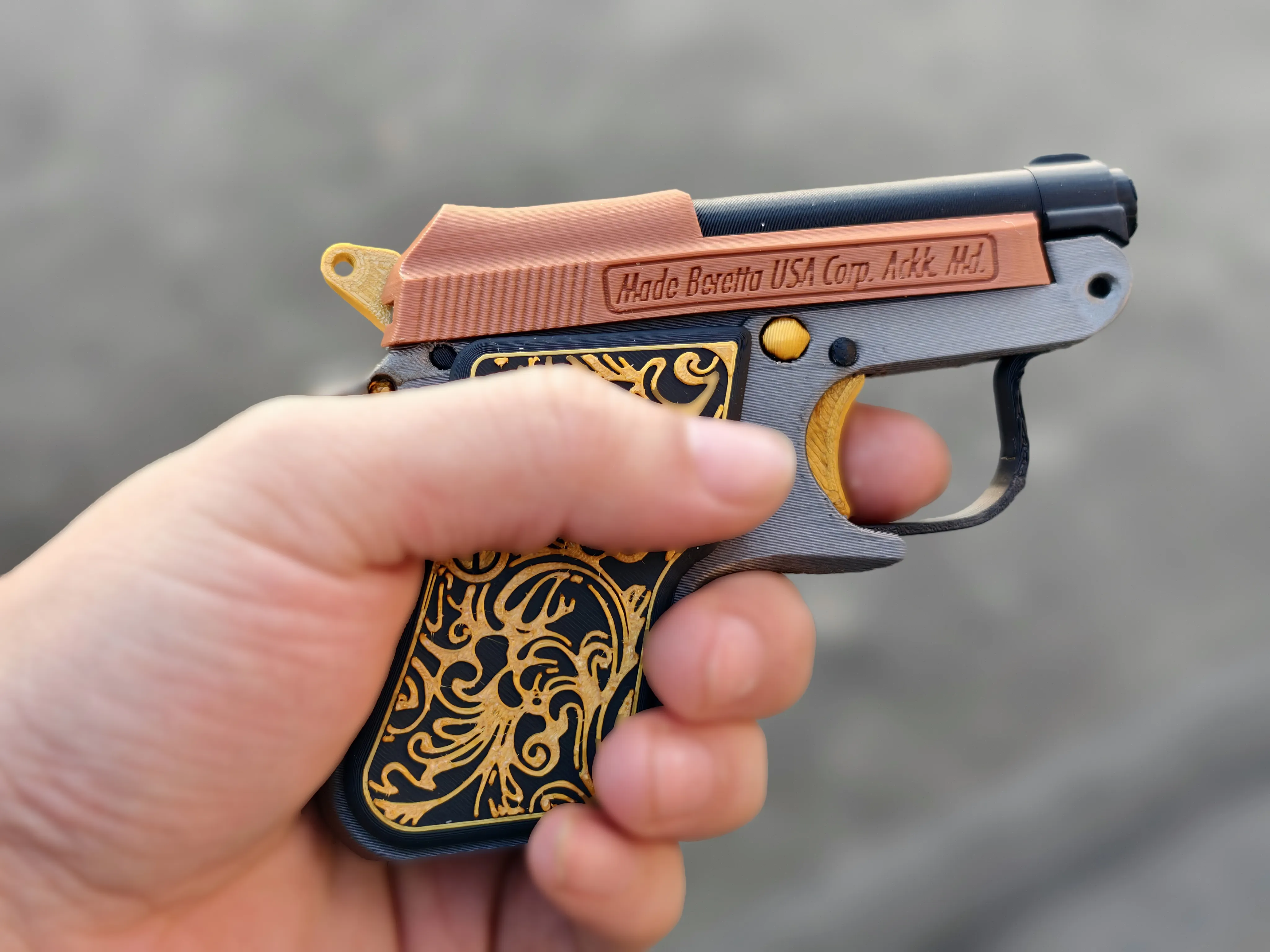 Beretta 950BS pistol toy model (no move or launch) by 补补觉去 MakerWorld ...