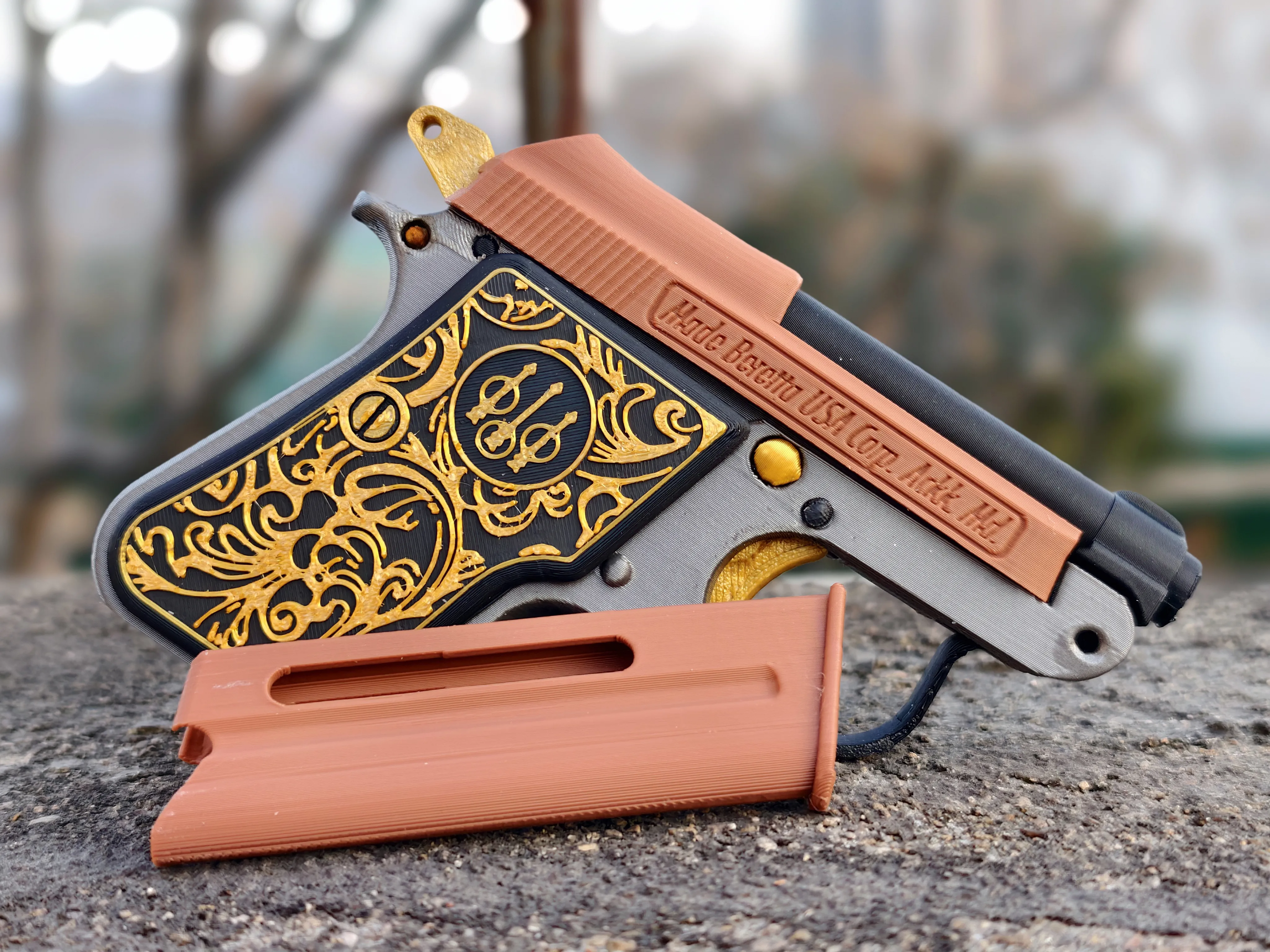 Beretta 950BS pistol toy model (no move or launch) by 补补觉去 MakerWorld ...