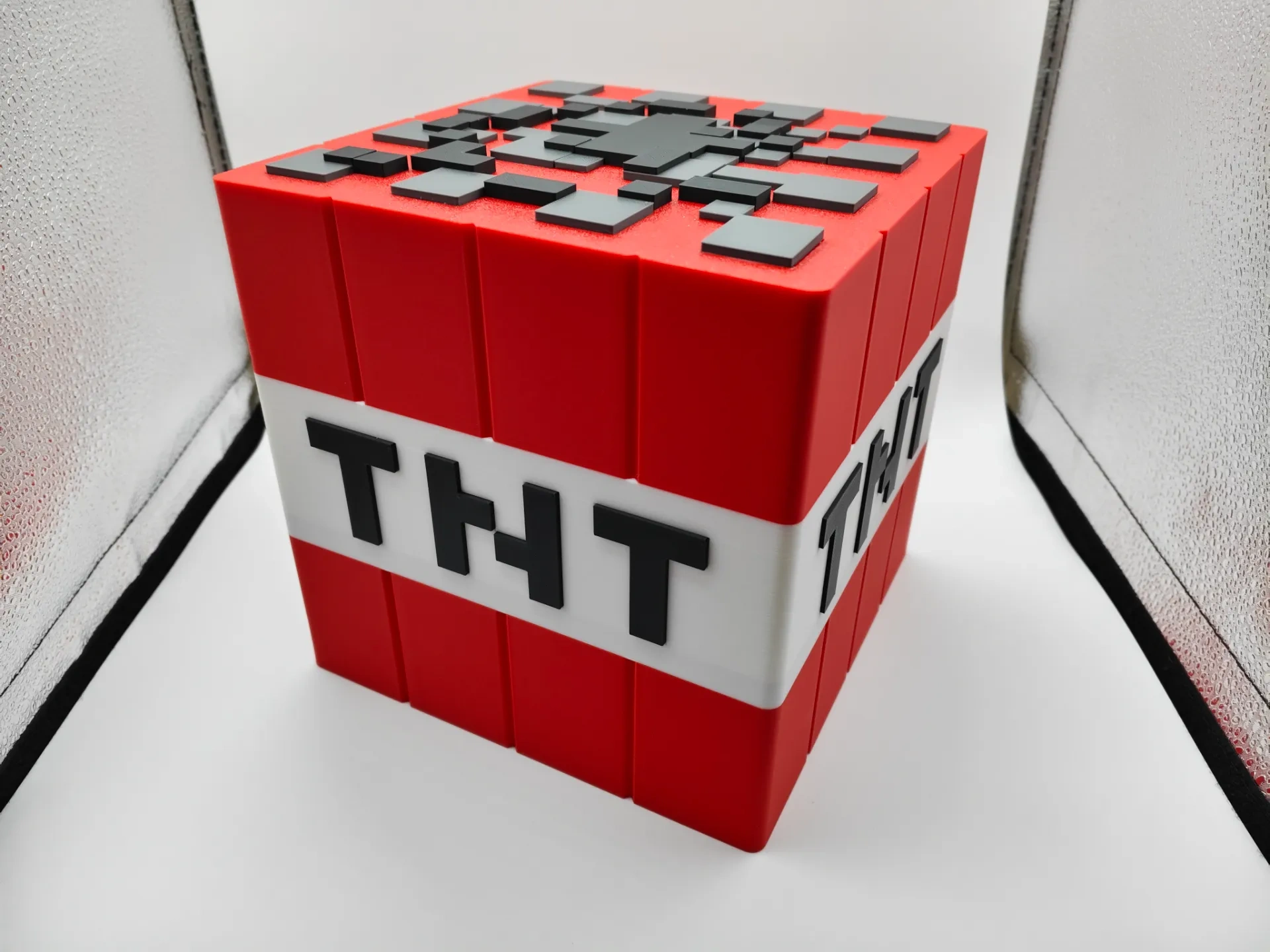 My World TNT Block Dustproof Storage Box by 今天可以吃花卷 - MakerWorld
