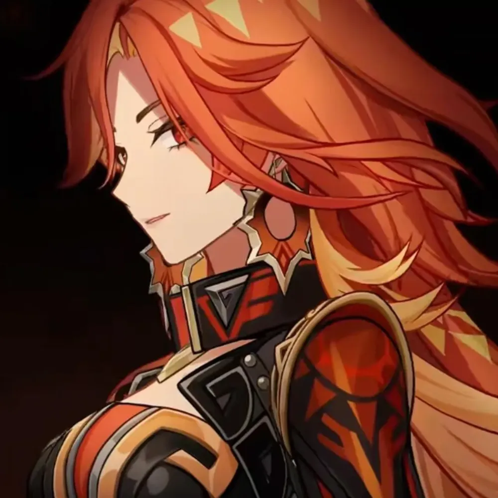 Genshin Impact Pyro Archon Murata Lithophane Fridge Magnet by Nok - MakerWorld