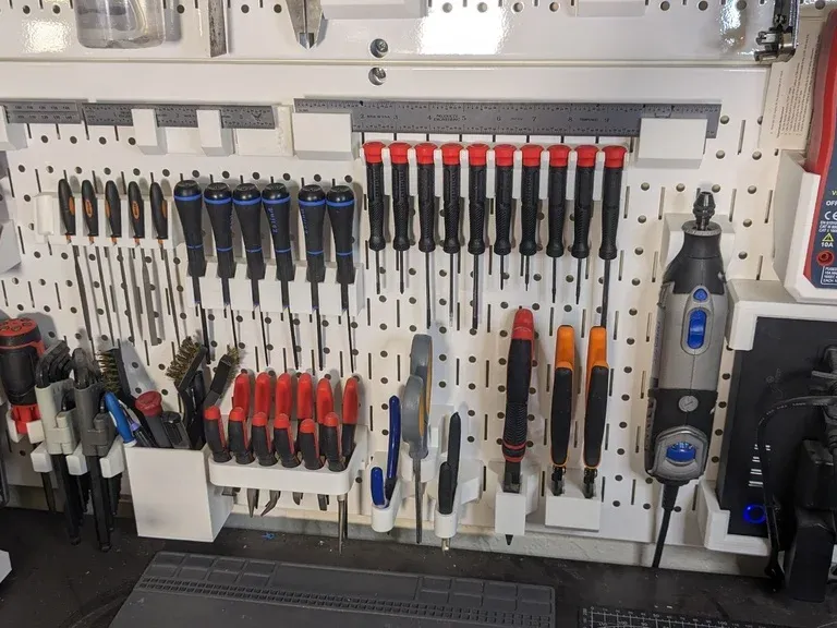 Pegboard Tool Mounting System by Zoetzureoma - MakerWorld