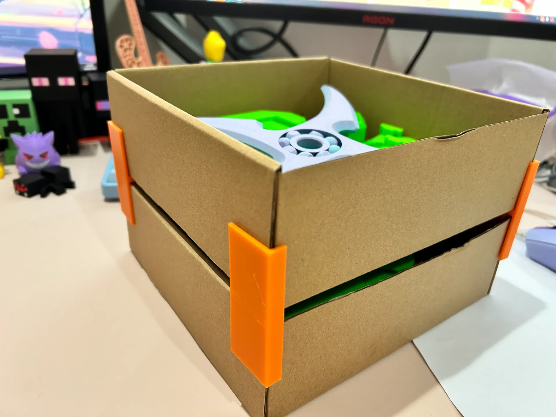 Bambu Filament Box Storage Rack by usagi - MakerWorld