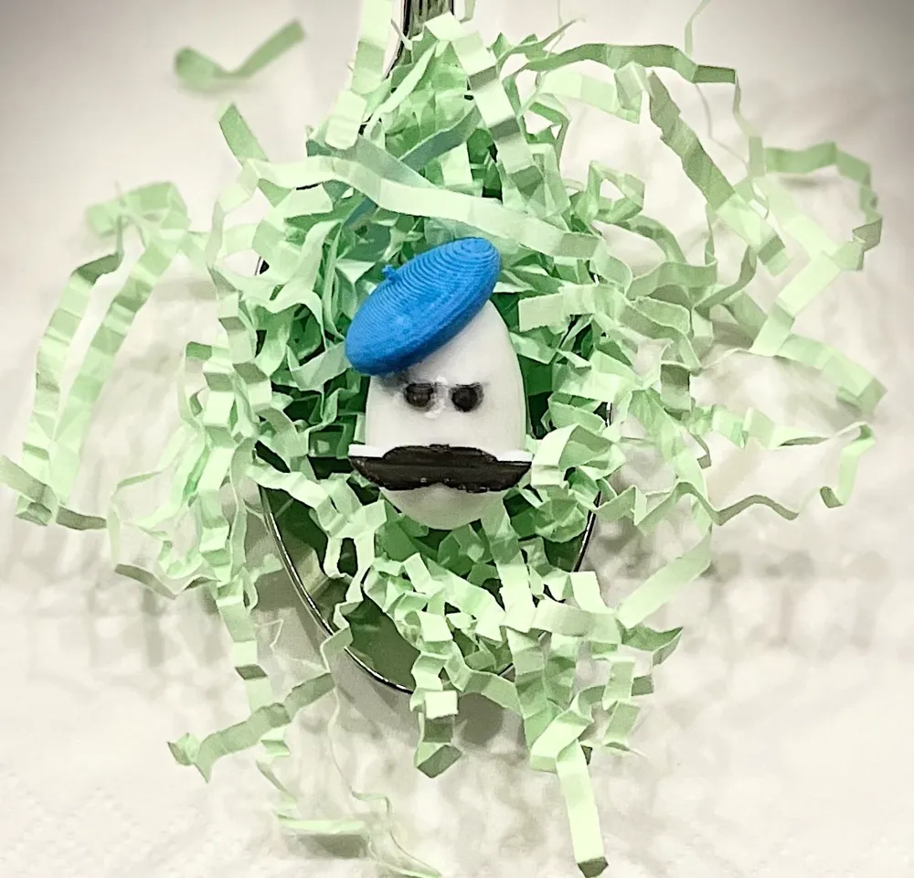 Mr Mini Egg—French version - Free 3D Print Model - MakerWorld