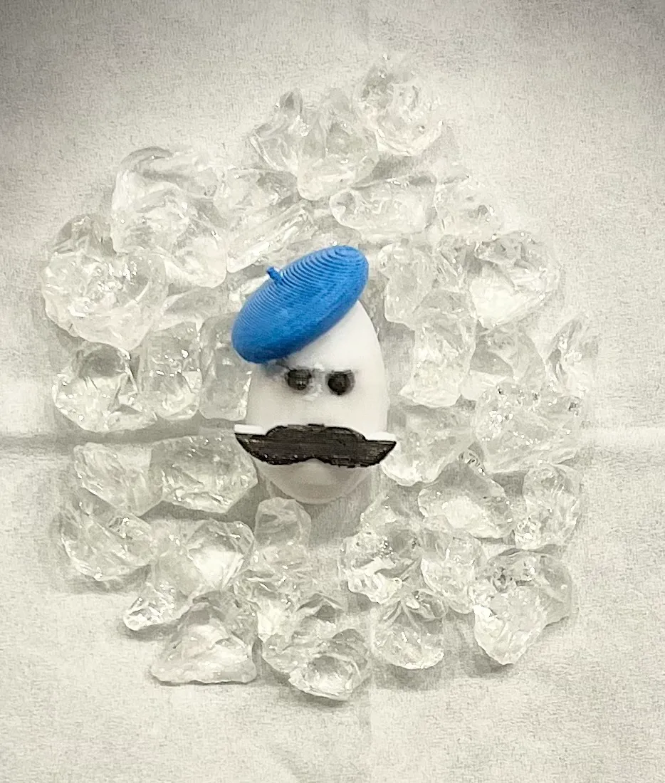 Mr Mini Egg—French version - Free 3D Print Model - MakerWorld