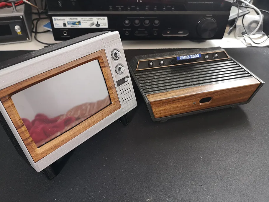 Atari style Raspberry Pi case by Mark_McQ MakerWorld: Download Free 3D Models