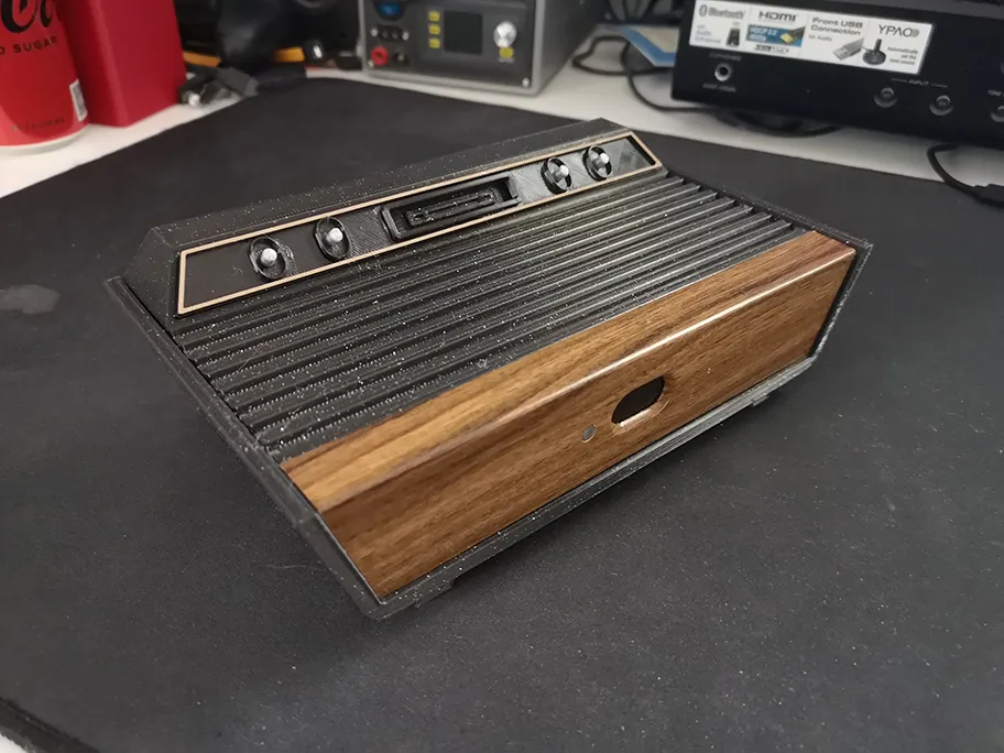 Atari style Raspberry Pi case by Mark_McQ MakerWorld: Download Free 3D Models