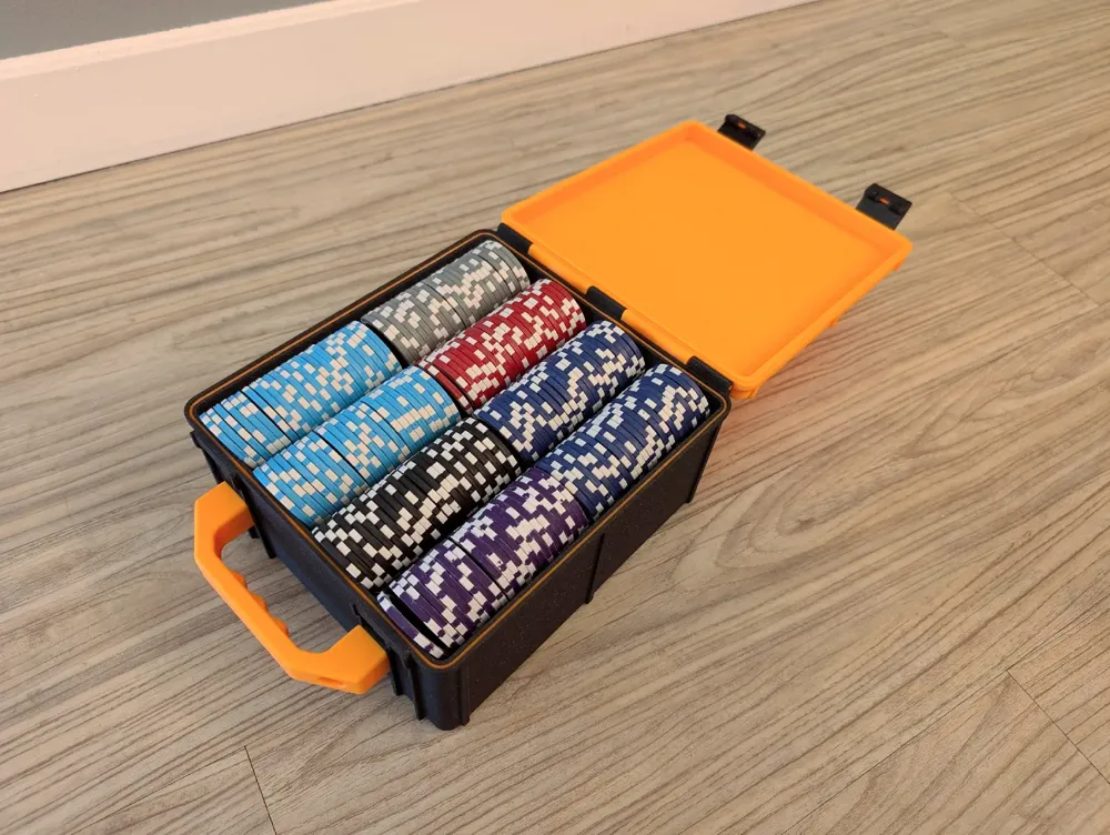 Poker Chip Holder Box for Board Gaming (Parametric Remixed by ParkyCat ...