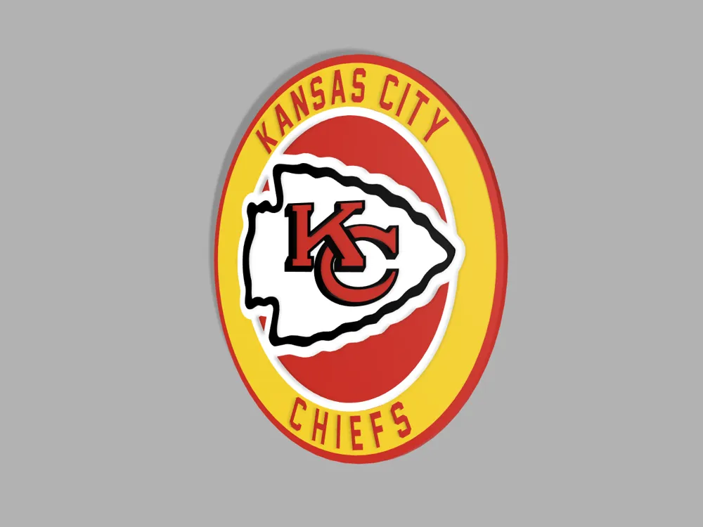 Kansas City Chiefs Sign by Fast3D - MakerWorld