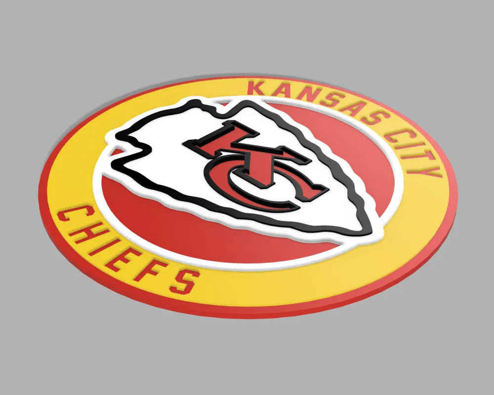 Kansas City Chiefs Sign by Fast3D - MakerWorld