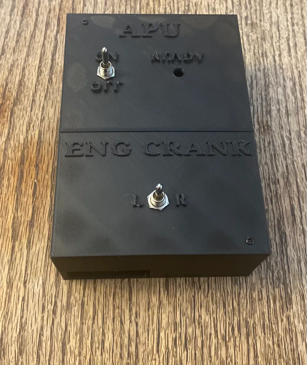 Diy F18 Hornet Flight Sim Apu panel For DCS: WORLD by Cohen H ...