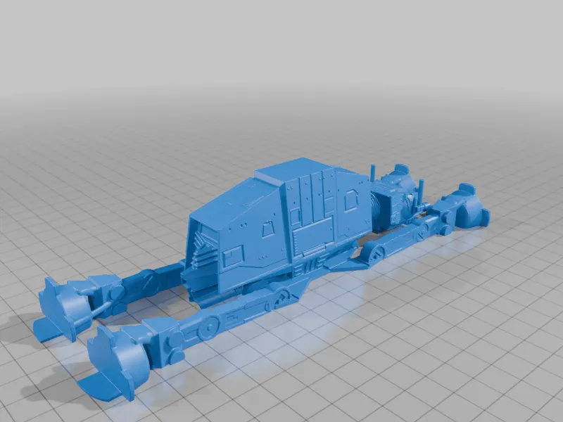 Cute AT-AT Walker Print in Place Gravity Toy by mireplica3d - MakerWorld