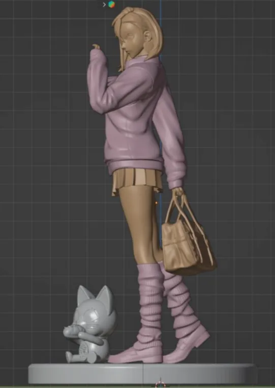 Momo statue by user_2696599768 - MakerWorld