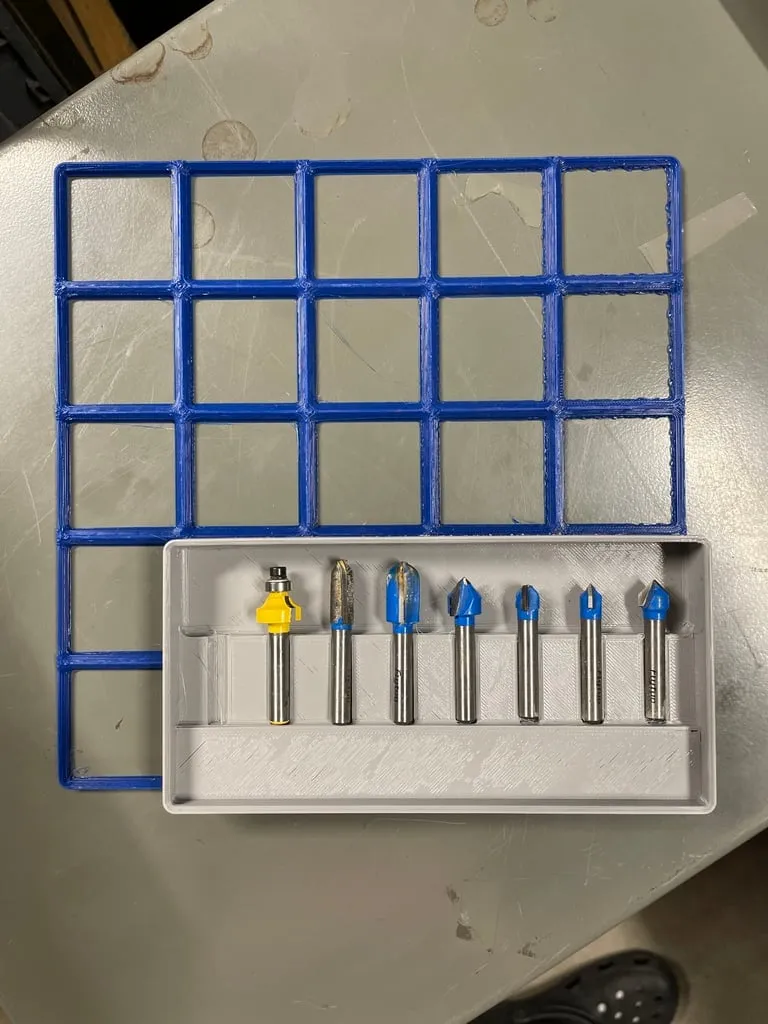 Gridfinity Compact Router Bit Organizer by MyWay2Build - MakerWorld
