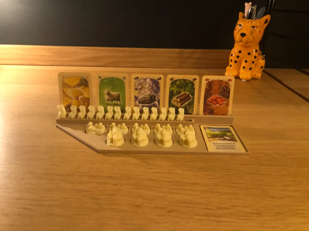 Catan in game organizer, catan upgrade stand by Printyous MakerWorld ...
