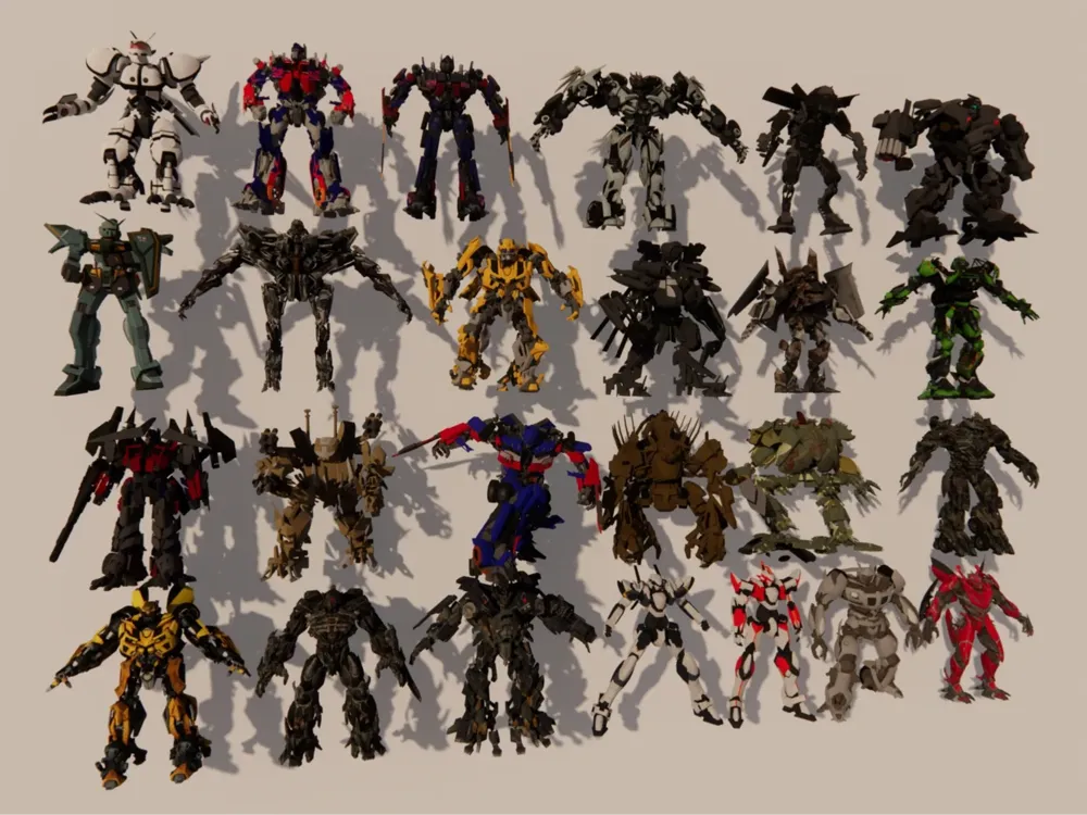 Transformers Figurine Model by user_1086503702 MakerWorld: Download ...