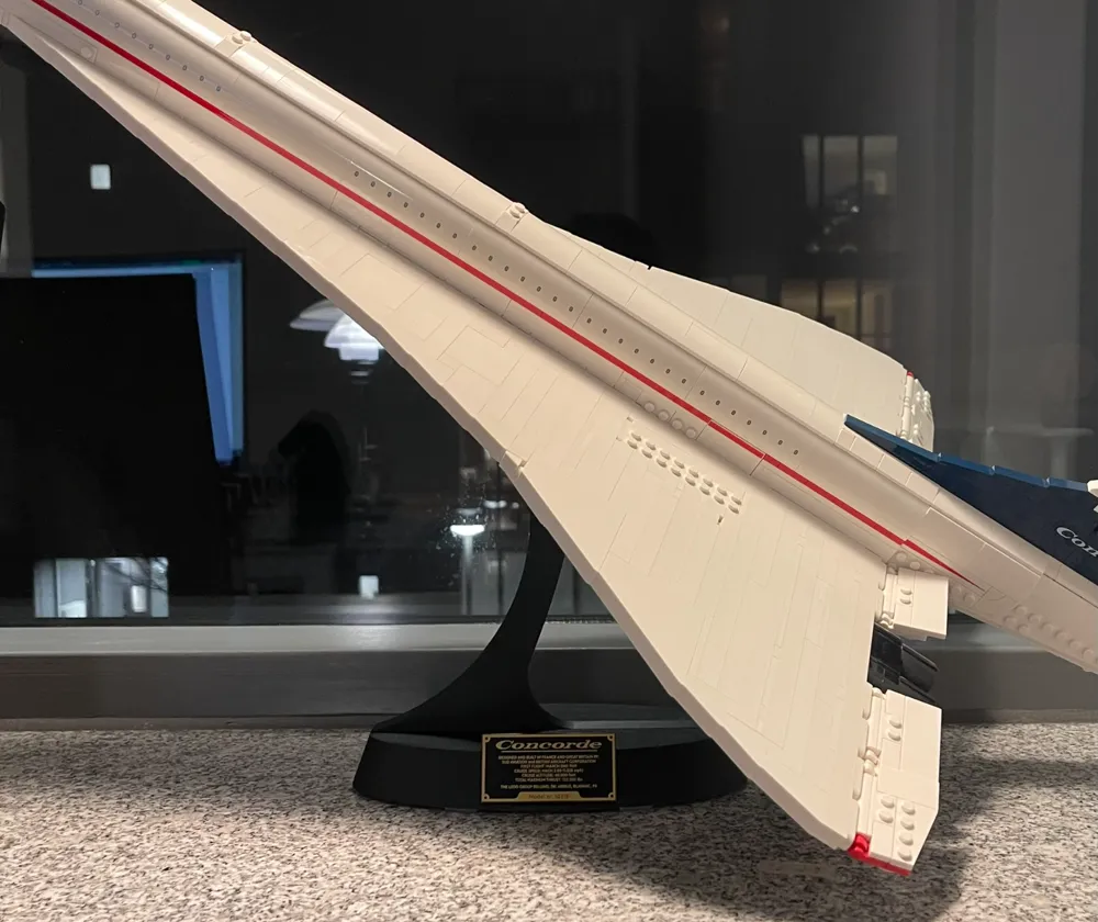 "building bricks" Concorde stand by Anderselmberner - MakerWorld