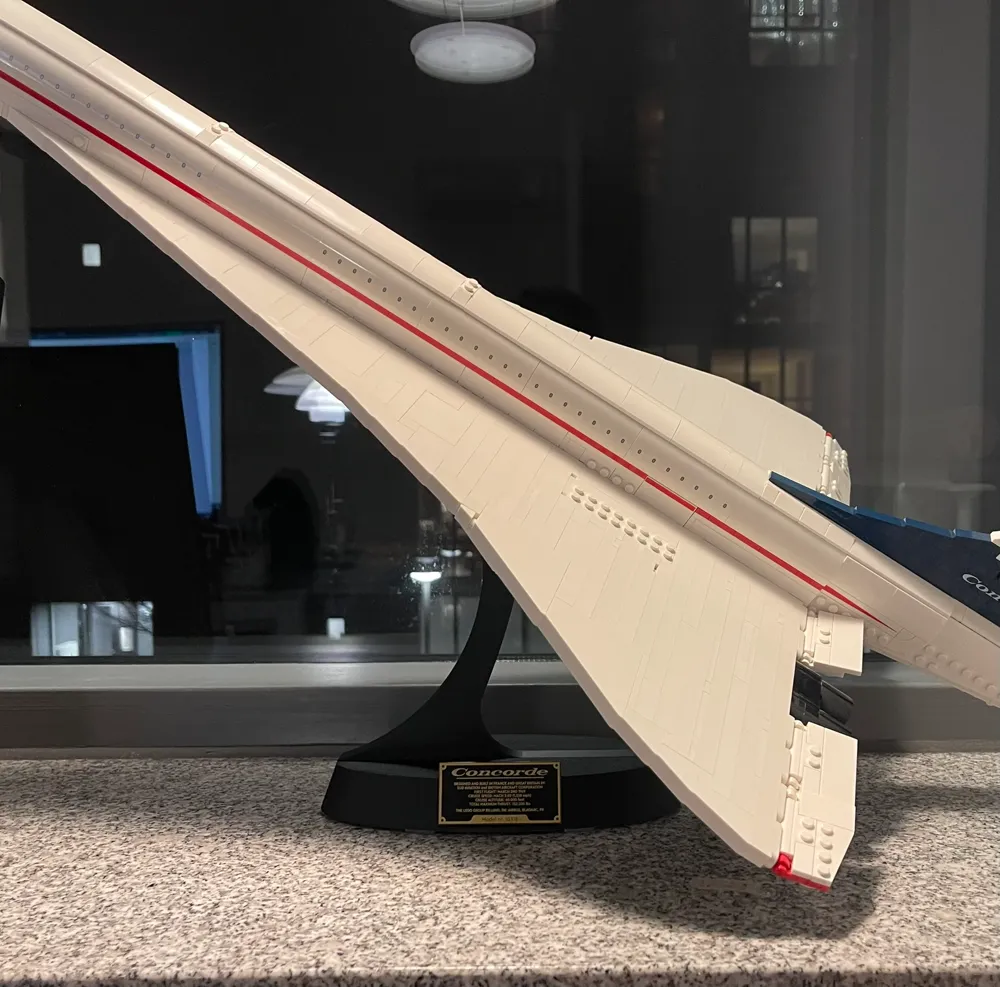 "building bricks" Concorde stand by Anderselmberner - MakerWorld