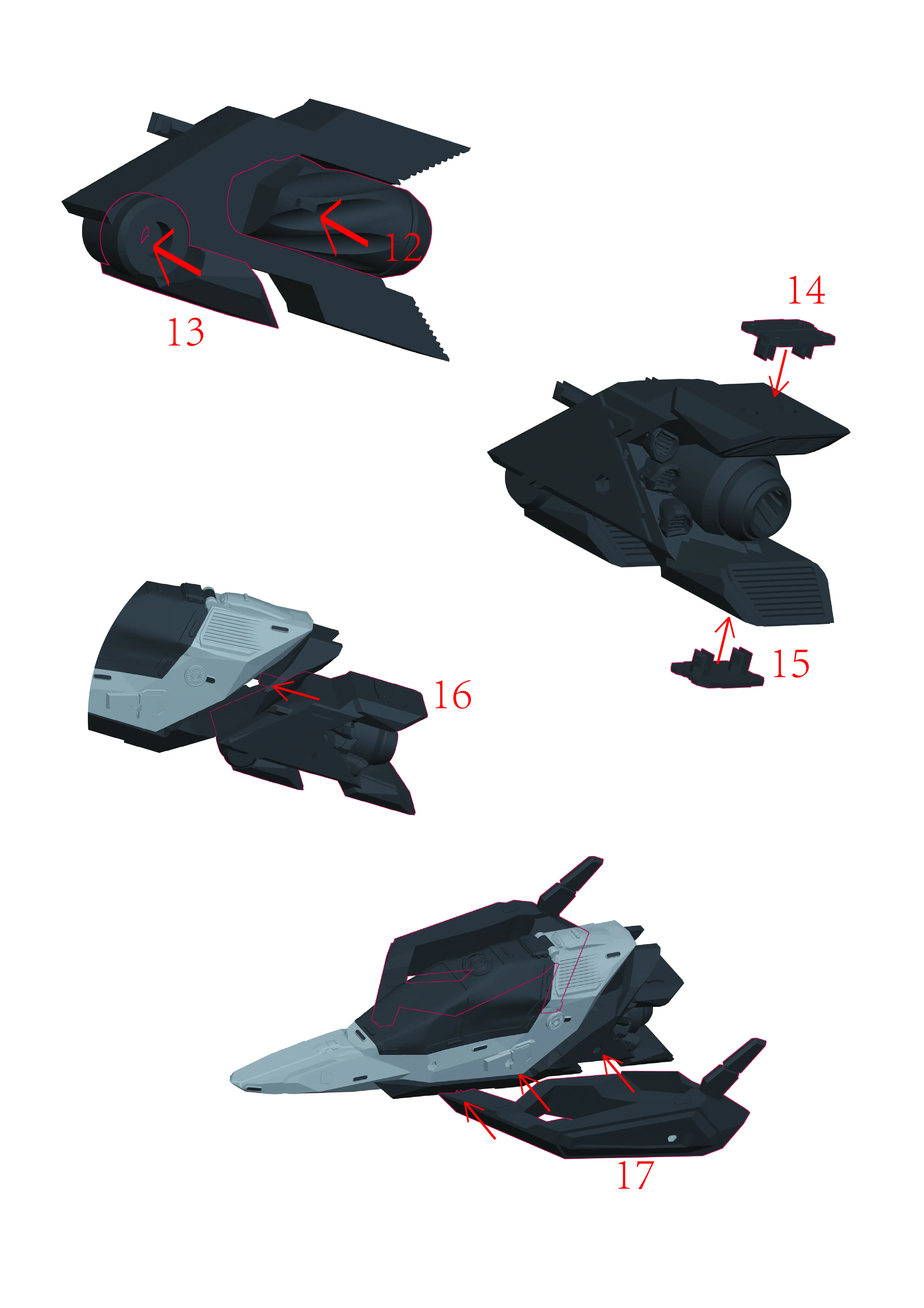 Future Jet Fighter for Dummy 13 - Free 3D Print Model - MakerWorld