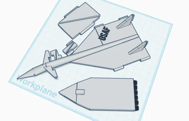 XB-70 Valkyrie by Morpeko MakerWorld: Download Free 3D Models
