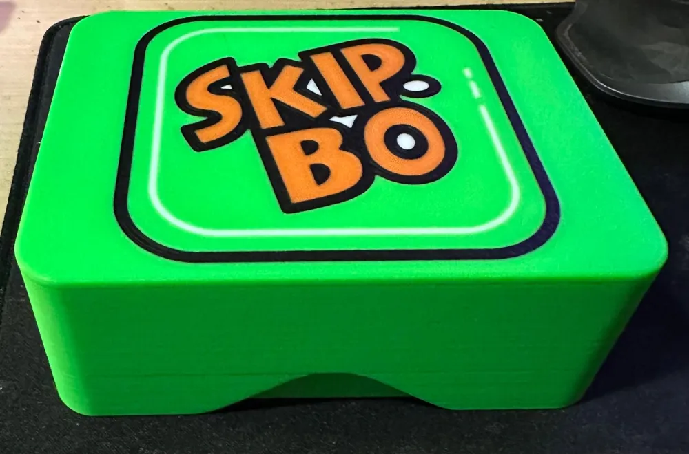Skip-Bo Card Box - Free 3D Print Model - MakerWorld