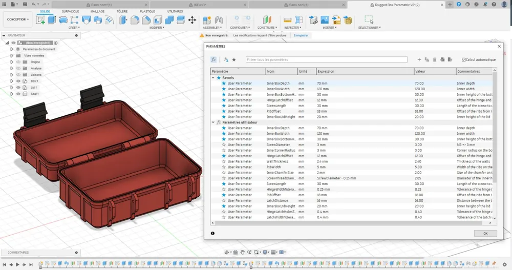Box Parametric by Nadroj MakerWorld: Download Free 3D Models