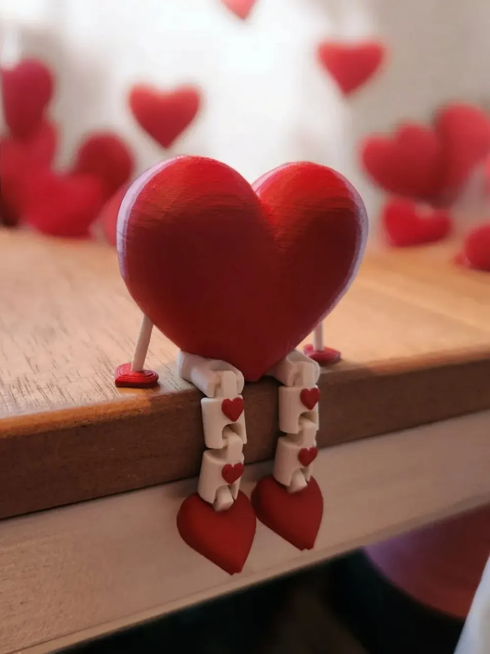 Flexi Heart With Legs by drago_v7 MakerWorld: Download Free 3D Models