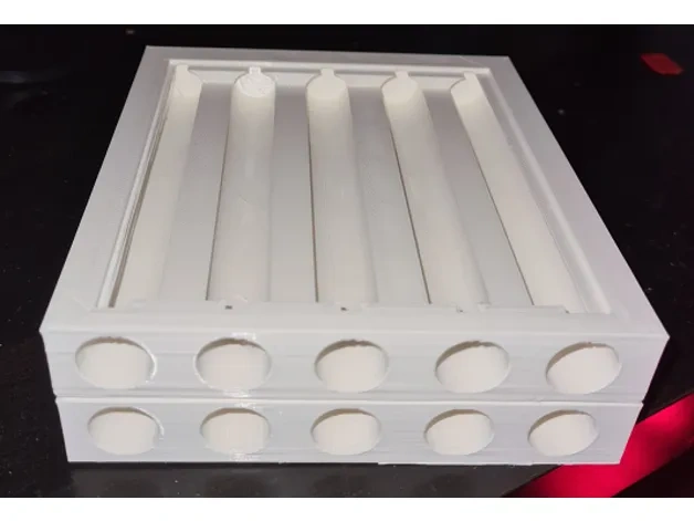 Stackable Test Tube Rack Storage Container by Potato - MakerWorld