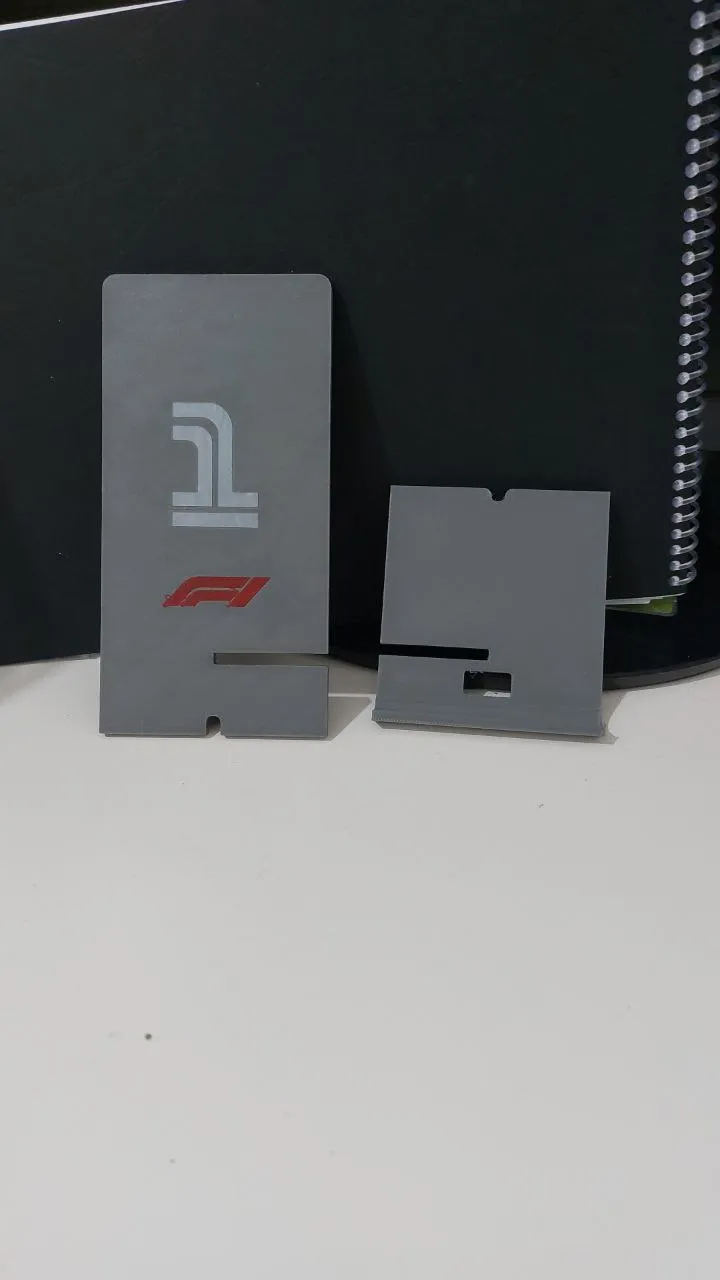 F1 Phone Stand - Free 3D Print Model - MakerWorld