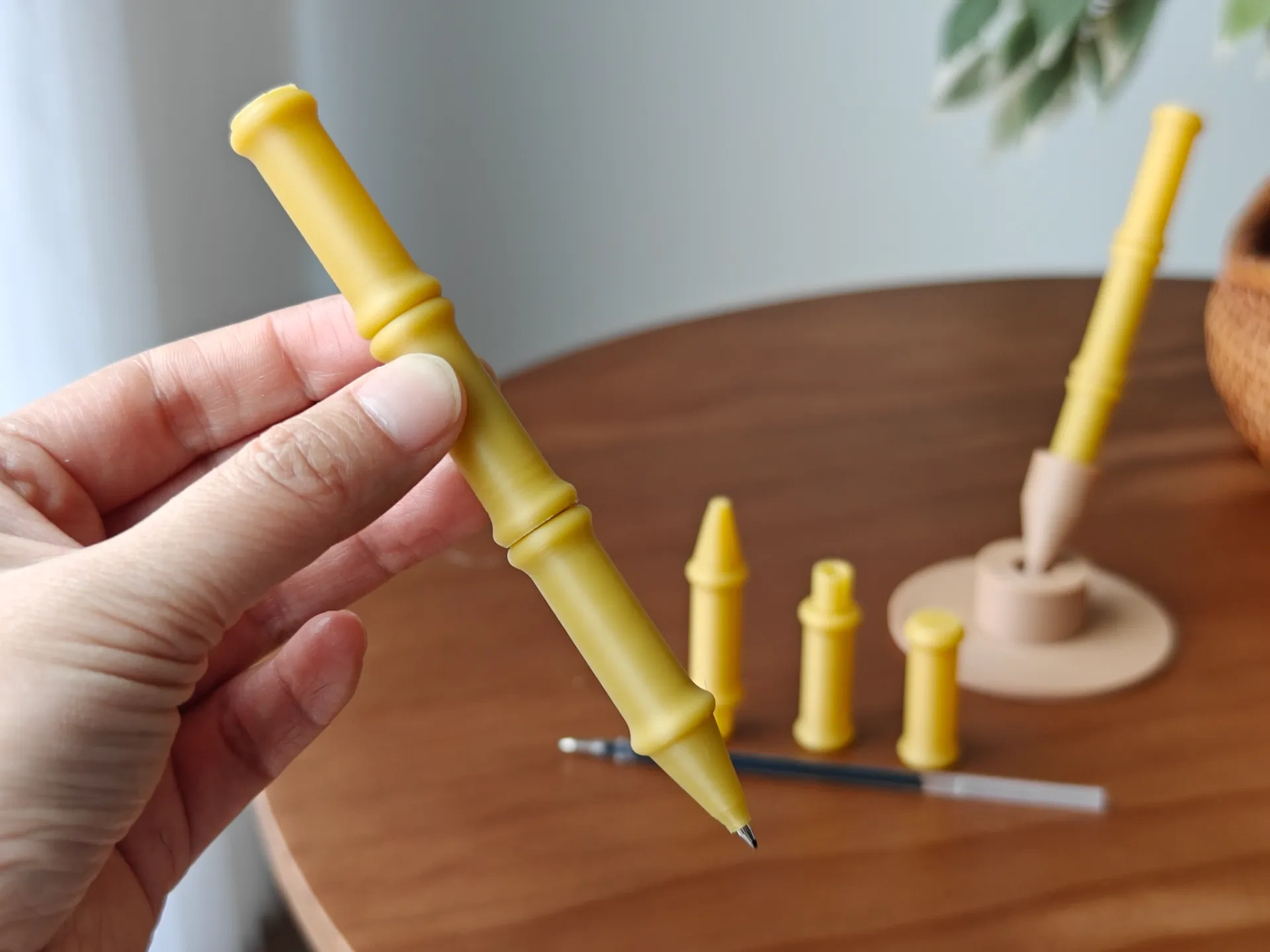 Golden Bamboo Pen | Neutral Pen Body by 乐意的世界 - MakerWorld