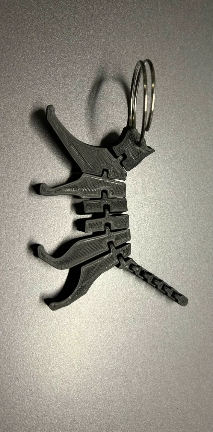Flexi Cat for Keychain - Free 3D Print Model - MakerWorld
