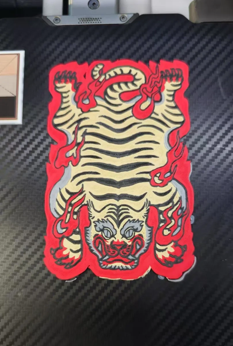 Tiger Pioneer Rug Replica Remixed by SheldonMa MakerWorld: Download ...