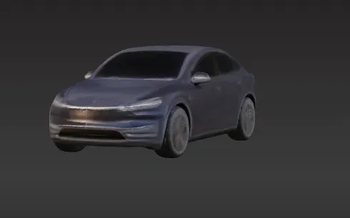 Tesla Model Y 2025 new version car model, 1:64 white car model, wheels ...