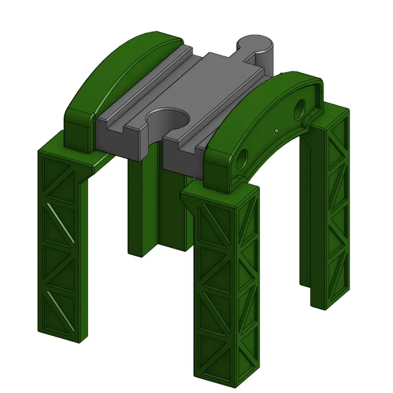 Stacking Train Bridge Supports - Brio Compatible - Free 3D Print Model ...