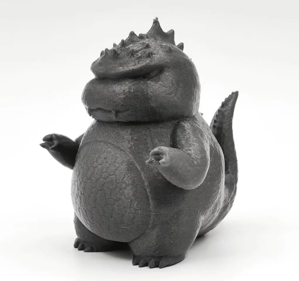 Plump Godzilla Figurine Miniature Fat Dragon by Ansuzw - MakerWorld