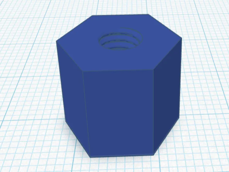 13mm hex standoff 12mm long, m6 thread by sanchoussz - MakerWorld