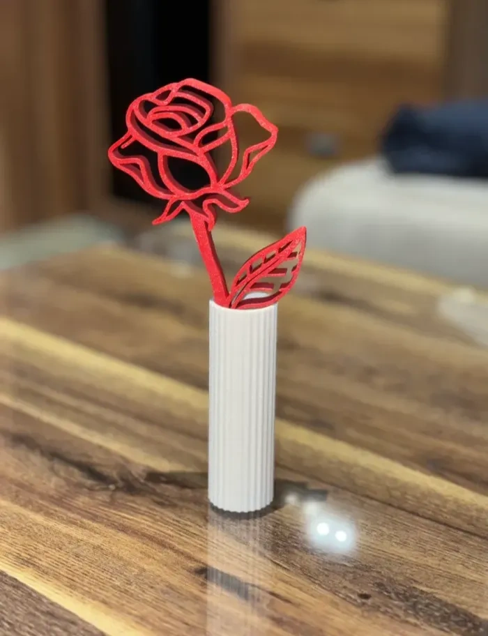 Valentine's Day Rose 3D Print by user_3103970224 - MakerWorld
