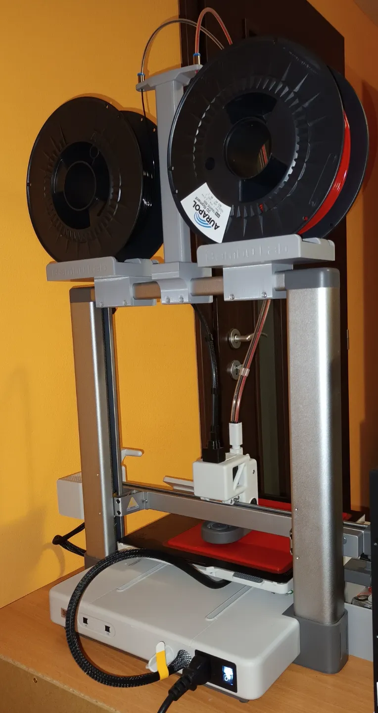 Bambu Lab A1 double filament spool holder by Mrlko - MakerWorld