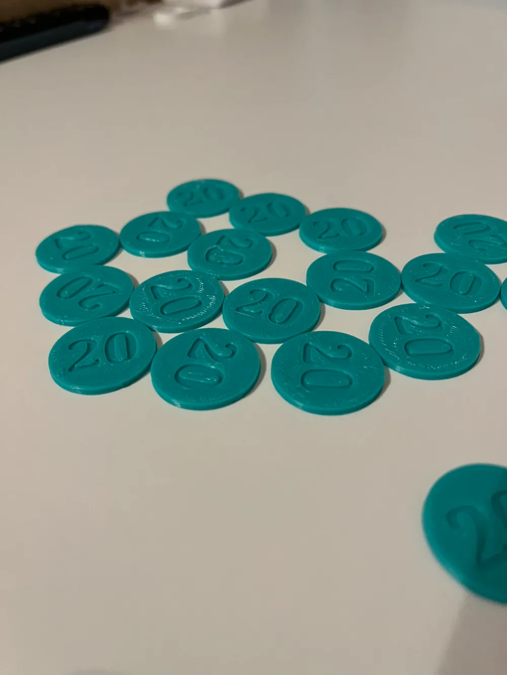 Coin with number 20 by Orhan Efe Atay - MakerWorld