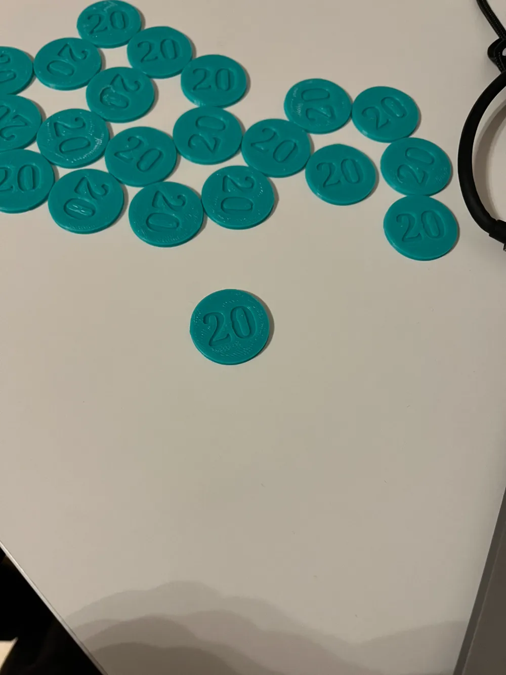 Coin with number 20 by Orhan Efe Atay - MakerWorld