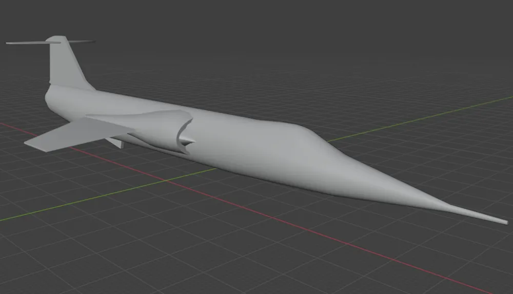 Lockheed F-104G Starfighter (1-100 Scale) by Major Han - MakerWorld