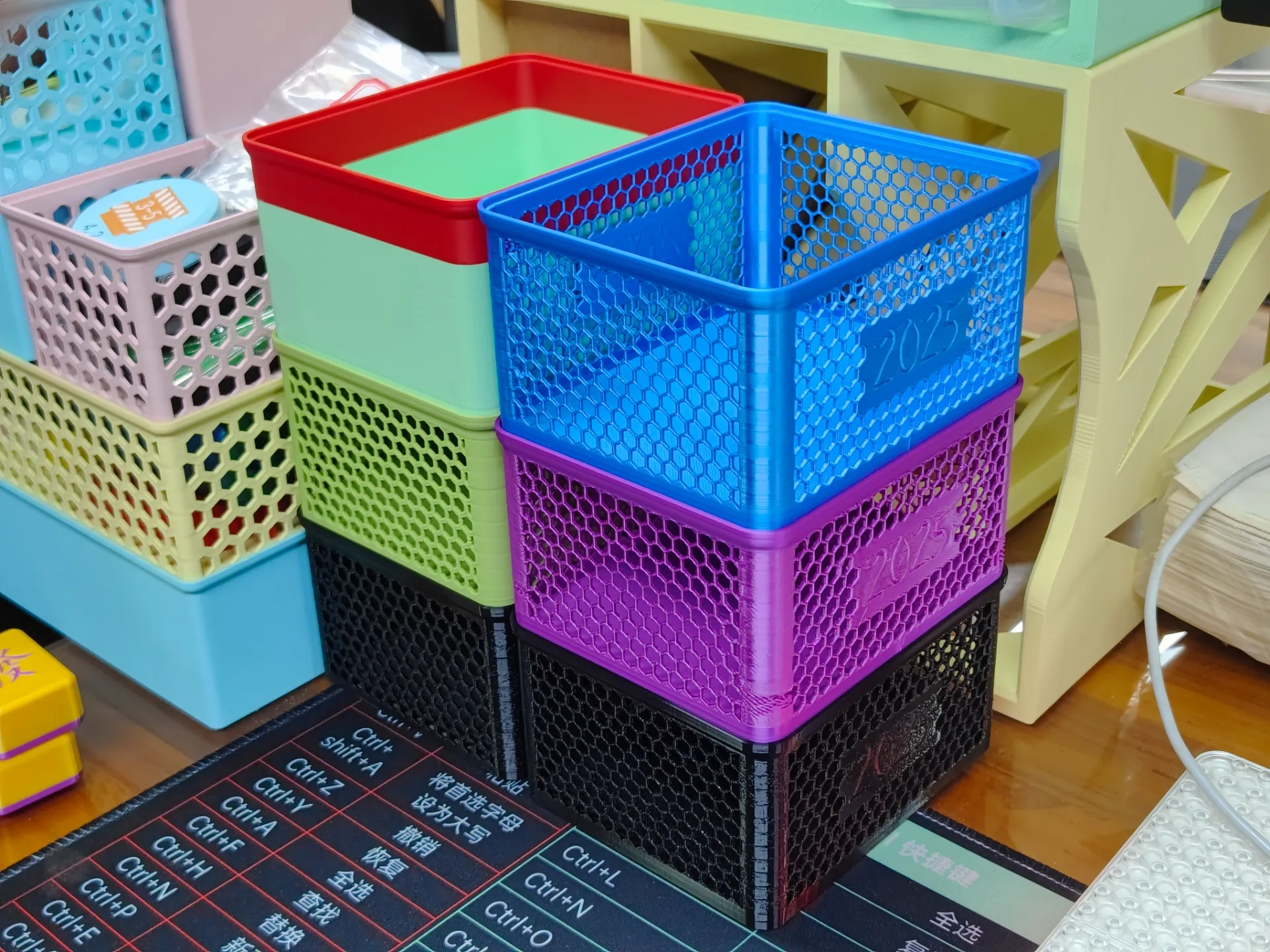 Stackable Hollow Storage Box 2025 Edition by 油菜又爱打 - MakerWorld
