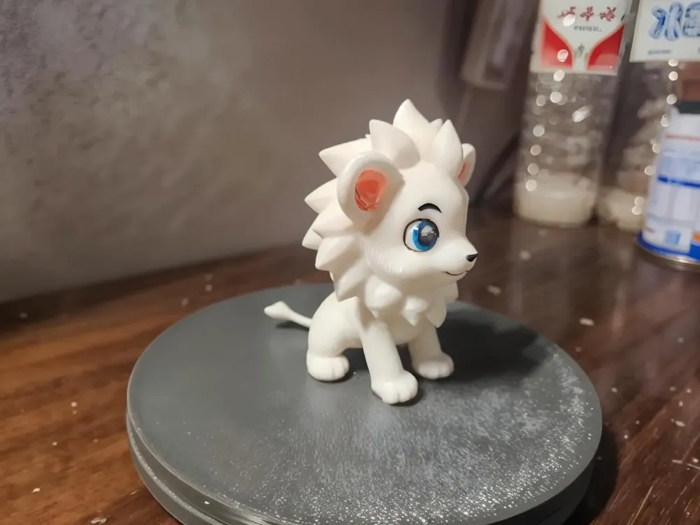 Cute little lion toy by 彩虹 in - MakerWorld