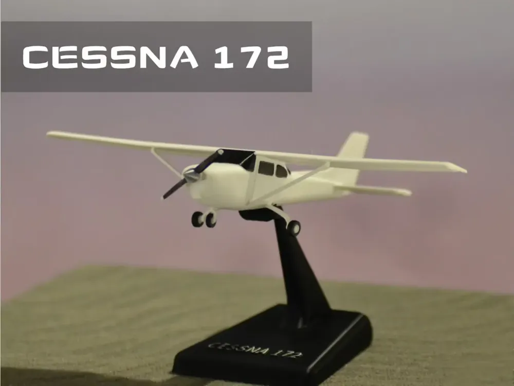 [Cessna 172] 1:48 Airplane Model by HOBBY研究所 MakerWorld: Download Free ...