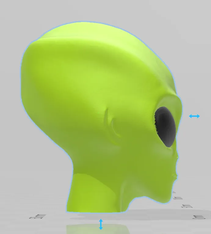 Classic Alien Head - Free 3D Print Model - MakerWorld