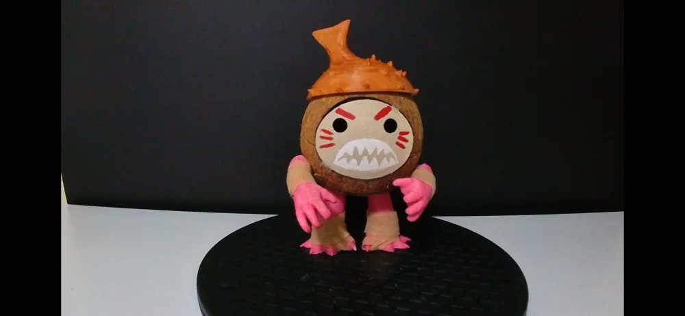Kotu the Kakamora from Moana 2 - real coconut! - Free 3D Print Model ...