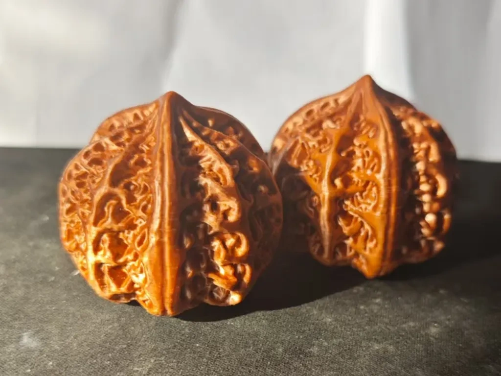 Three-ridged Walnut, Wenwan Walnut, Hand-played Walnut by PRINTER Q ...