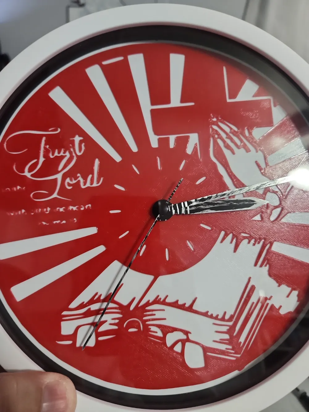 Trust in the Lord Clock face by x4merxb - MakerWorld