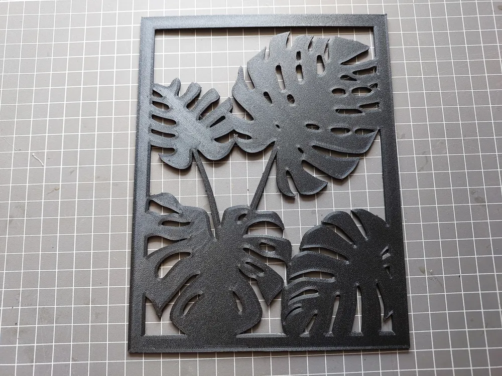 Decorative Monstera Leaves panels by ClodStomperProductions MakerWorld ...