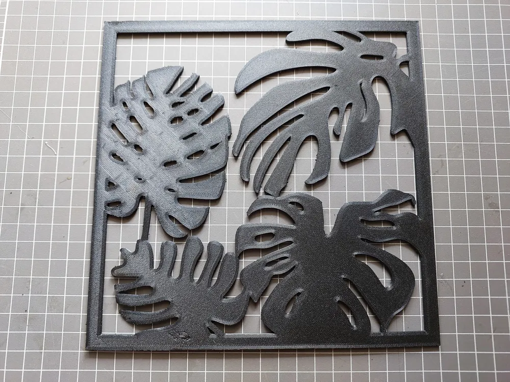 Decorative Monstera Leaves panels by ClodStomperProductions MakerWorld ...