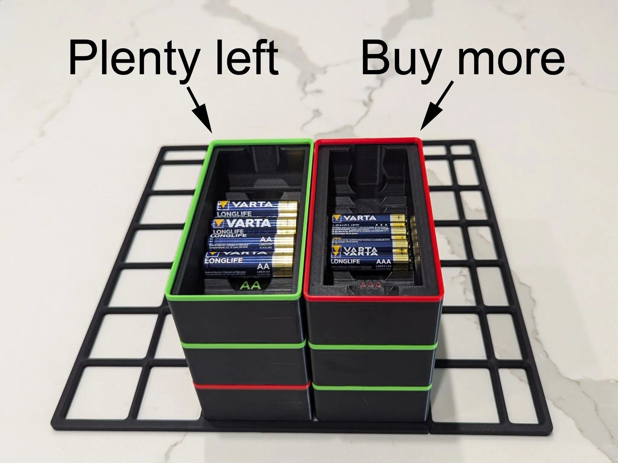 4x2x6 Stackable Gridfinity Bin for D Batteries by TooManyThings MakerWorld: Download Free 3D Models